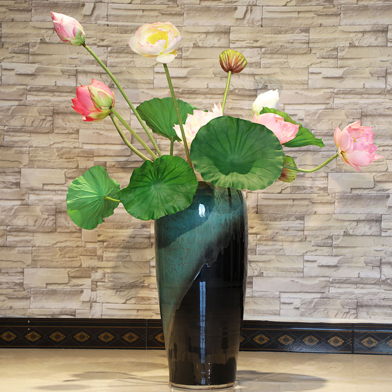 HIGH temperature fired porcelain luxury large outdoor decorative vases ...